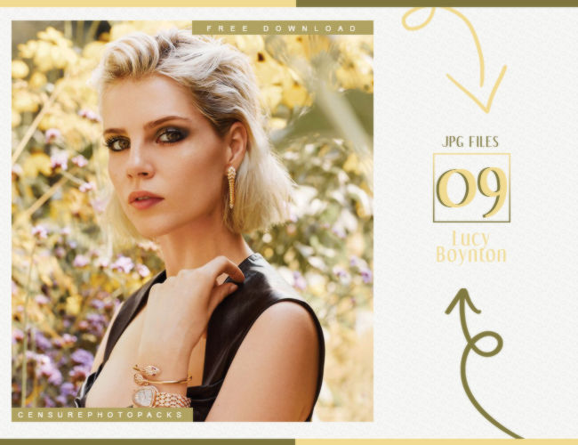 Photopack 8236 .::: Lucy Boynton by censurephotopacks on DeviantArt
