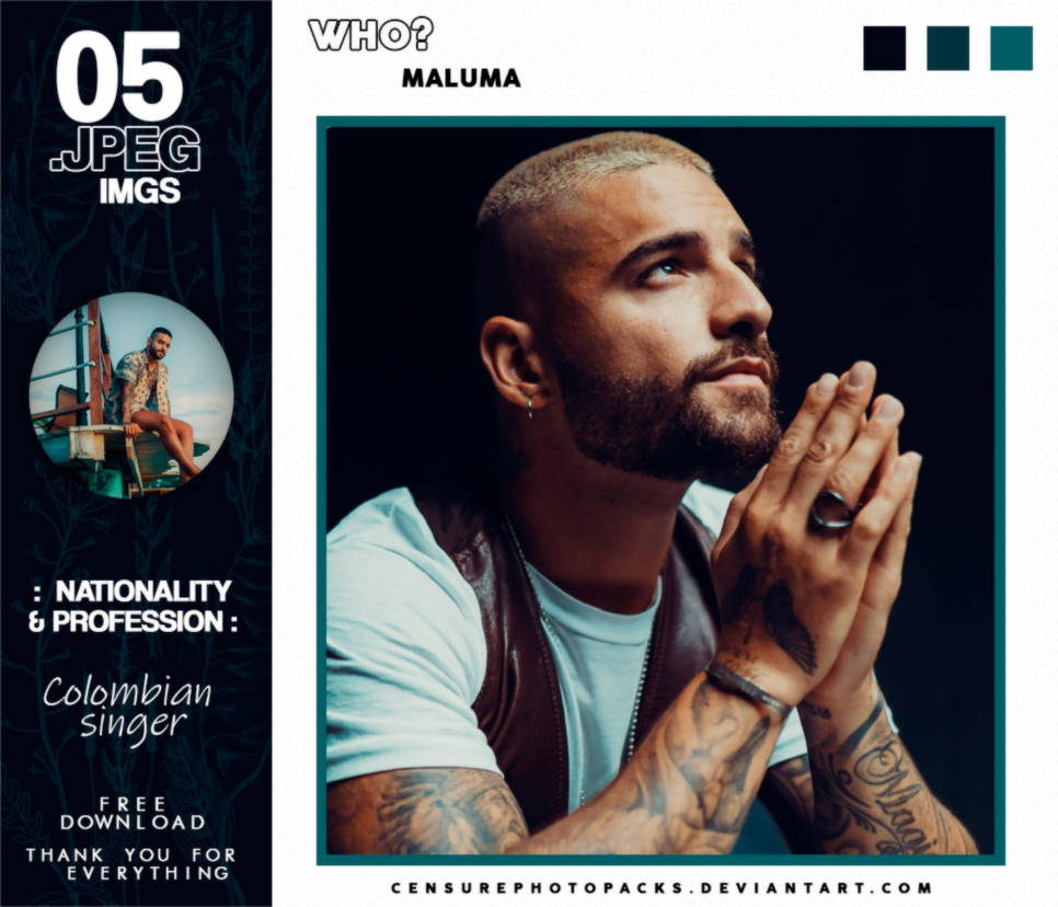 Photopack 11424 . Maluma by censurephotopacks on DeviantArt