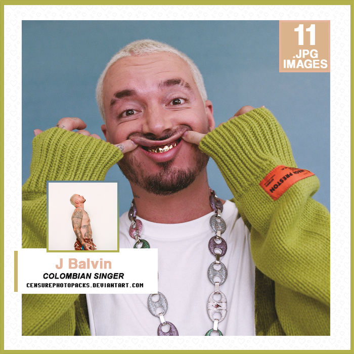 Photopack 11633 . J Balvin by censurephotopacks on DeviantArt