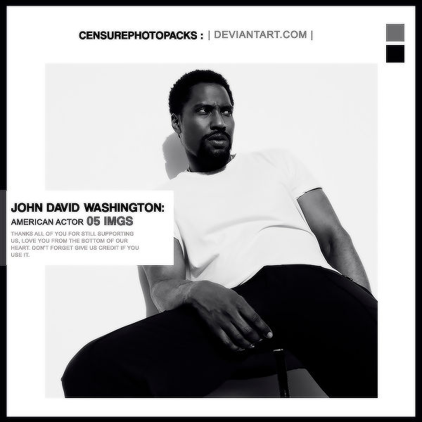. photopack 14841 . john david washington by censurephotopacks on ...