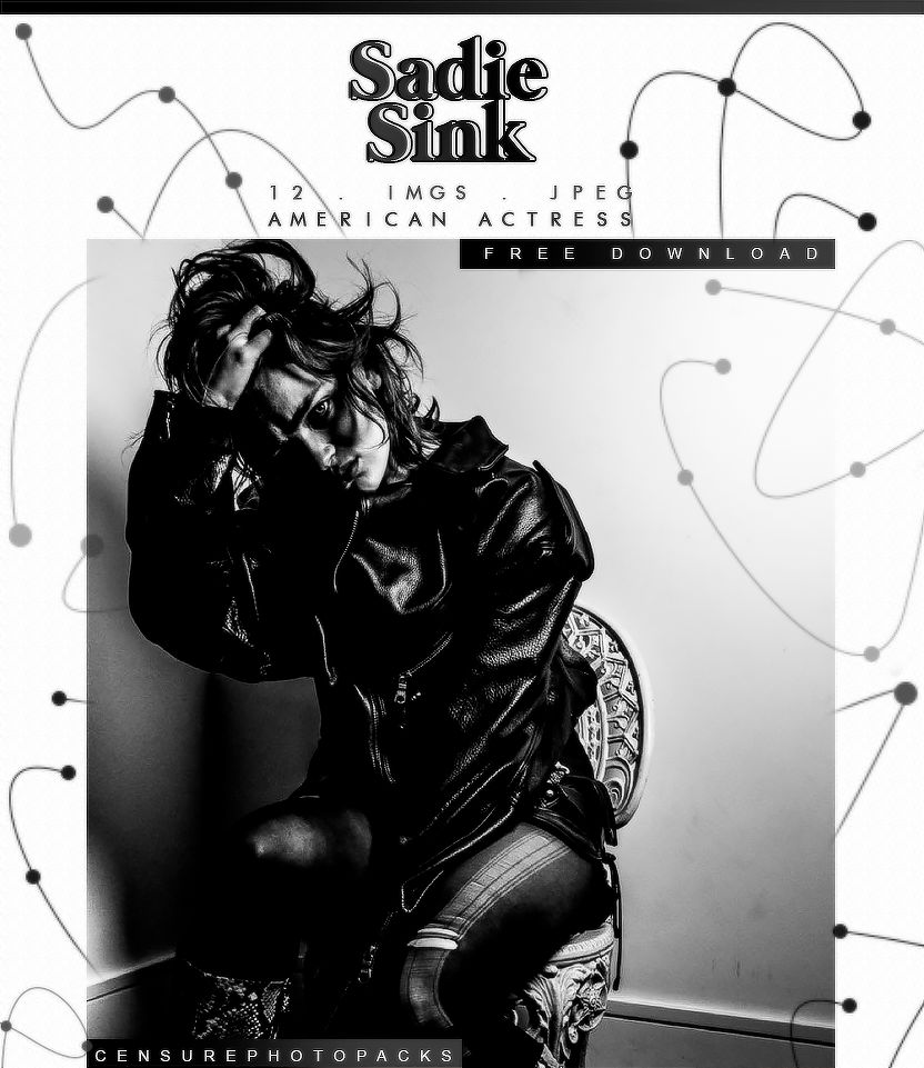 Photopack 15404 . Sadie Sink by censurephotopacks on DeviantArt