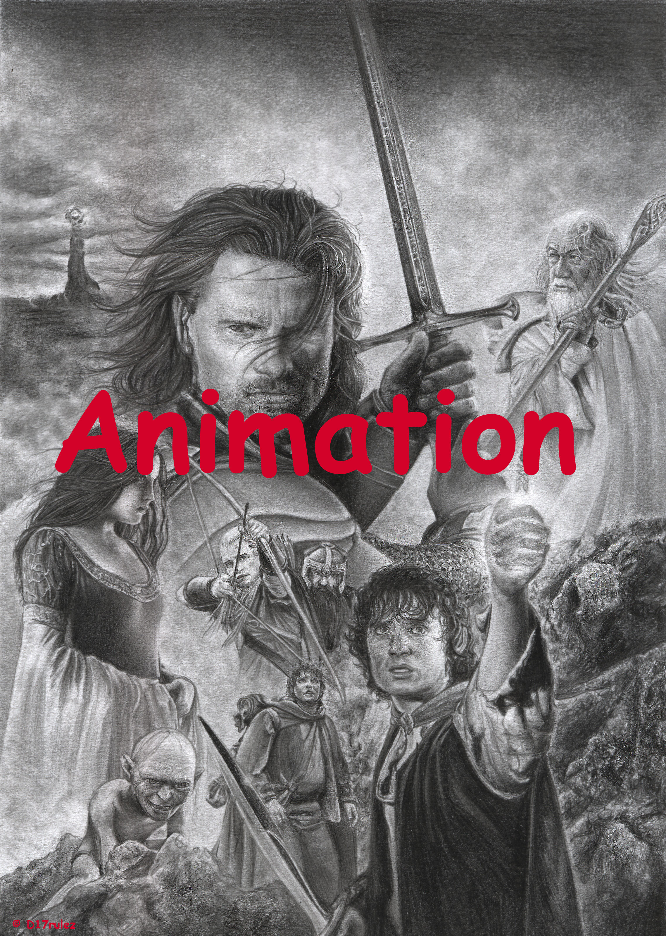 Lord of the Rings Animation by D17rulez on DeviantArt