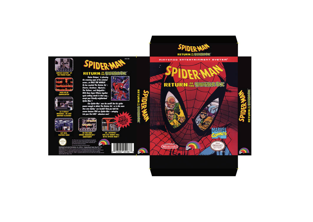 Spider-Man Return of the Sinister Six NES by vlaha8 on DeviantArt