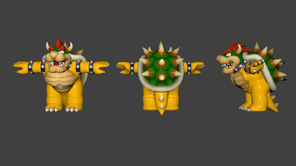 The Bowser Empire Bowser 3D Model by DallasLeeLong on DeviantArt