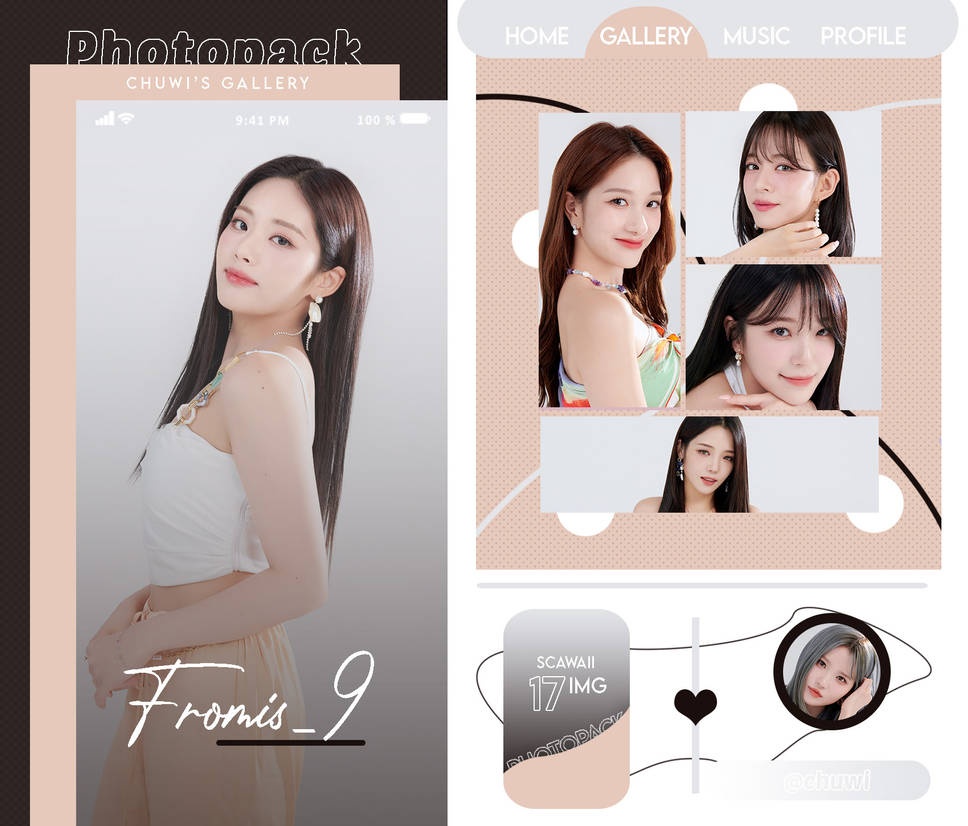 PHOTOPACK FROMIS_9 - SCAWAII // by Chuwi by Chuwi09 on DeviantArt