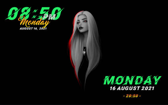 Time and Date on Rainmeter - DeviantArt