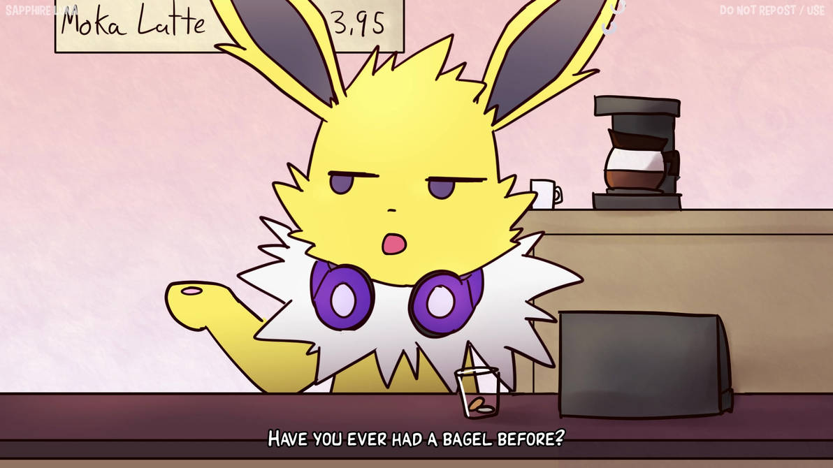Sir, there's a hole my bagel [Animation] by sapphireluna on DeviantArt