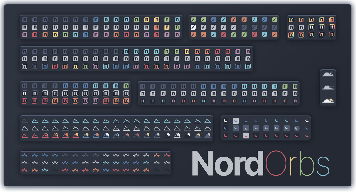 Nord Theme Start Orbs by sublime9-design on DeviantArt