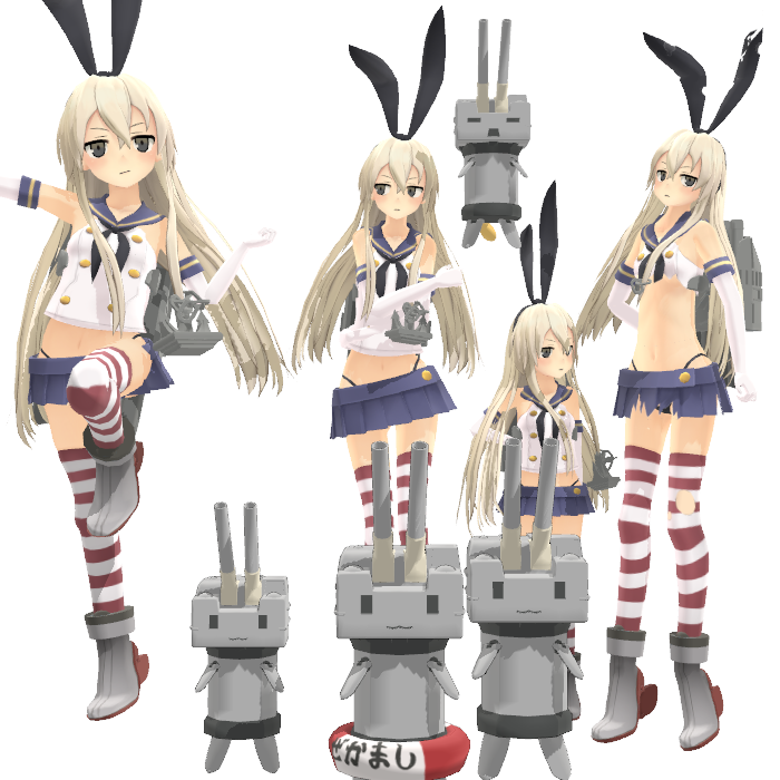 MMD Rondline Shimakaze by IkamoKawaiimmd on DeviantArt