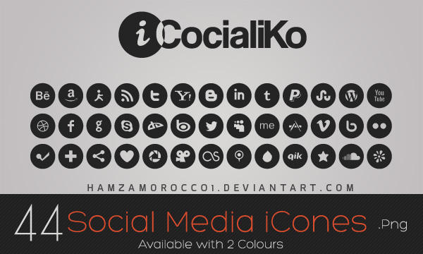 iCocialiKo FREE Social Media iCones by lechham on DeviantArt