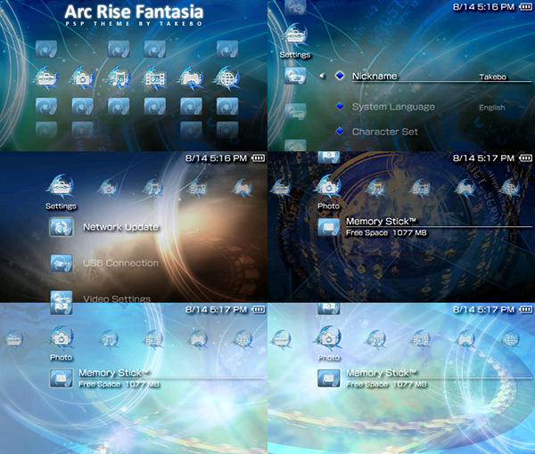 Arc Rise Fantasia PSP Theme by takebo on DeviantArt