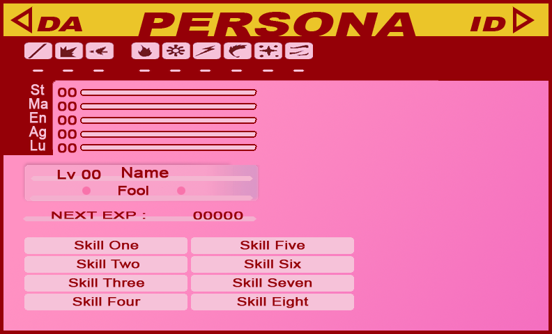 Persona ID Template FeMC by AdenSyra on DeviantArt
