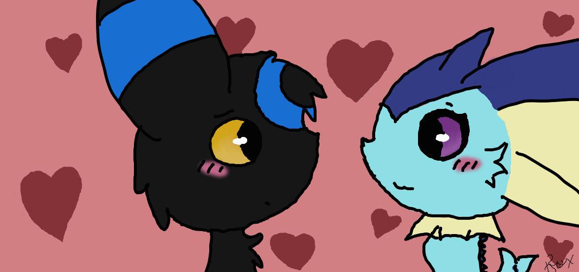 Shadow x Aqua by Fox176th on DeviantArt
