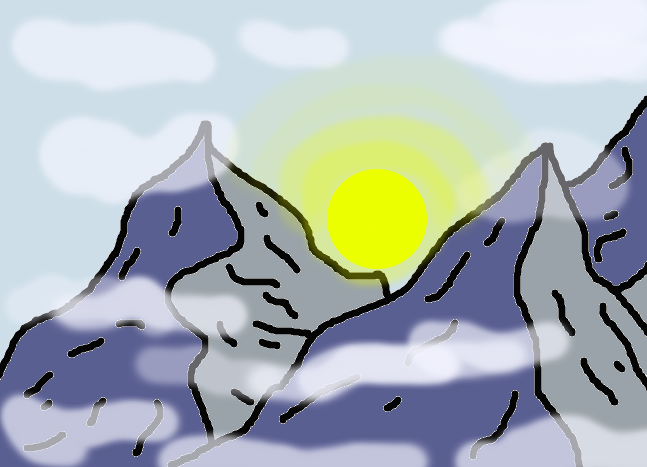 Smoky peaks by Elf0fantasia on DeviantArt