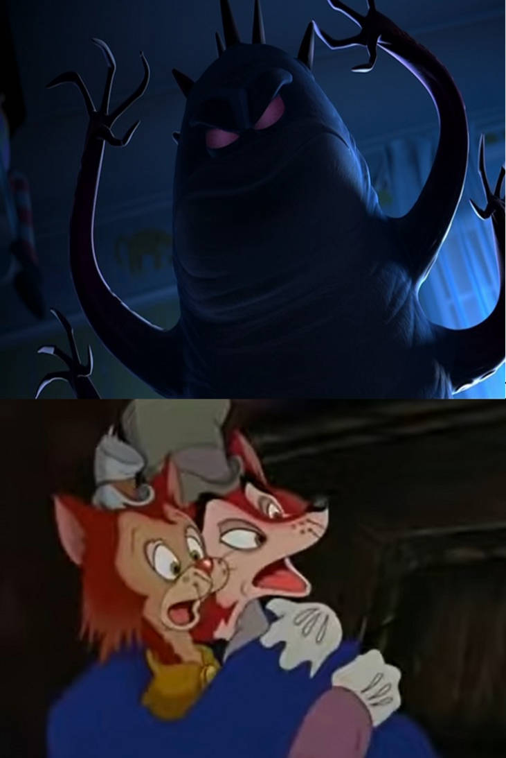 Honest John and Gideon scared of Thaddeus Bile by Msoares12 on DeviantArt