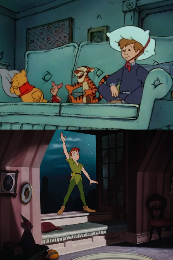 Pooh and his Friends Watching Peter Pan by Msoares12 on DeviantArt