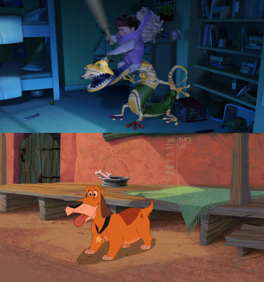 Rusty Amused By Boo Battling with Randall Boggs by Msoares12 on DeviantArt