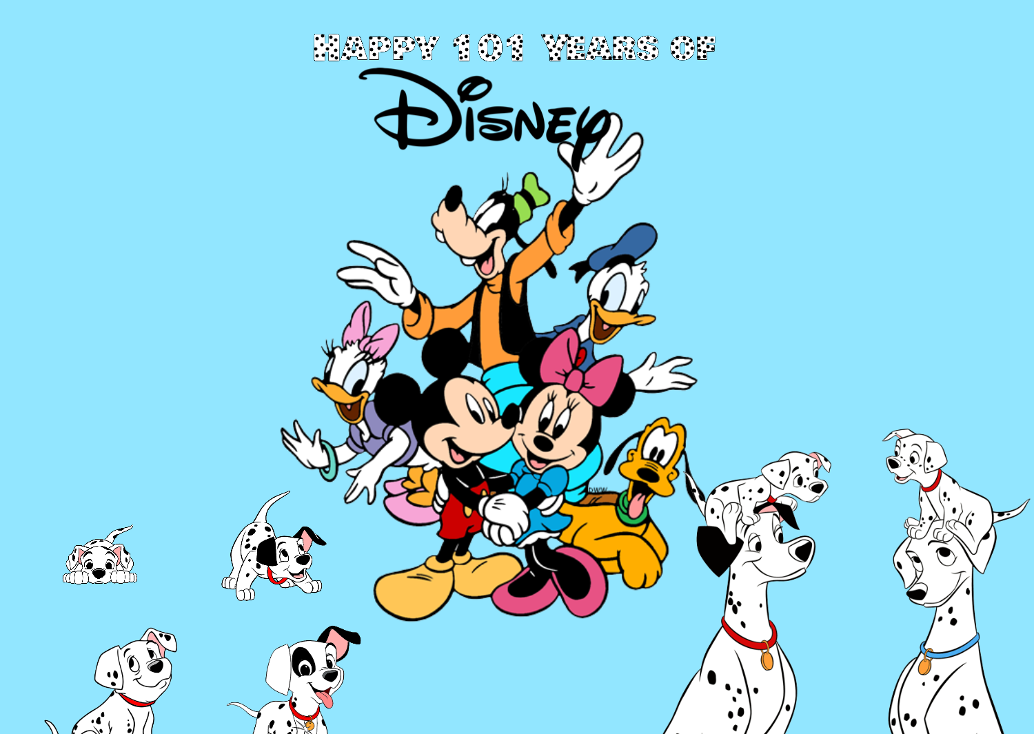 Happy 101 Years of Disney by Msoares12 on DeviantArt