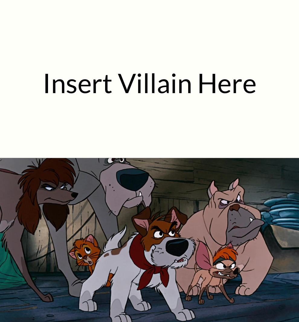 Oliver, Dodger and the Gang Face Off Who Meme by Msoares12 on DeviantArt