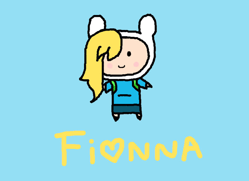 Fionna the Human Chibi (Adventure Time) by Audinaa on DeviantArt