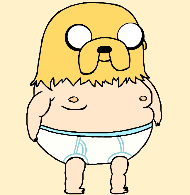 Jake with man body by Audinaa on DeviantArt