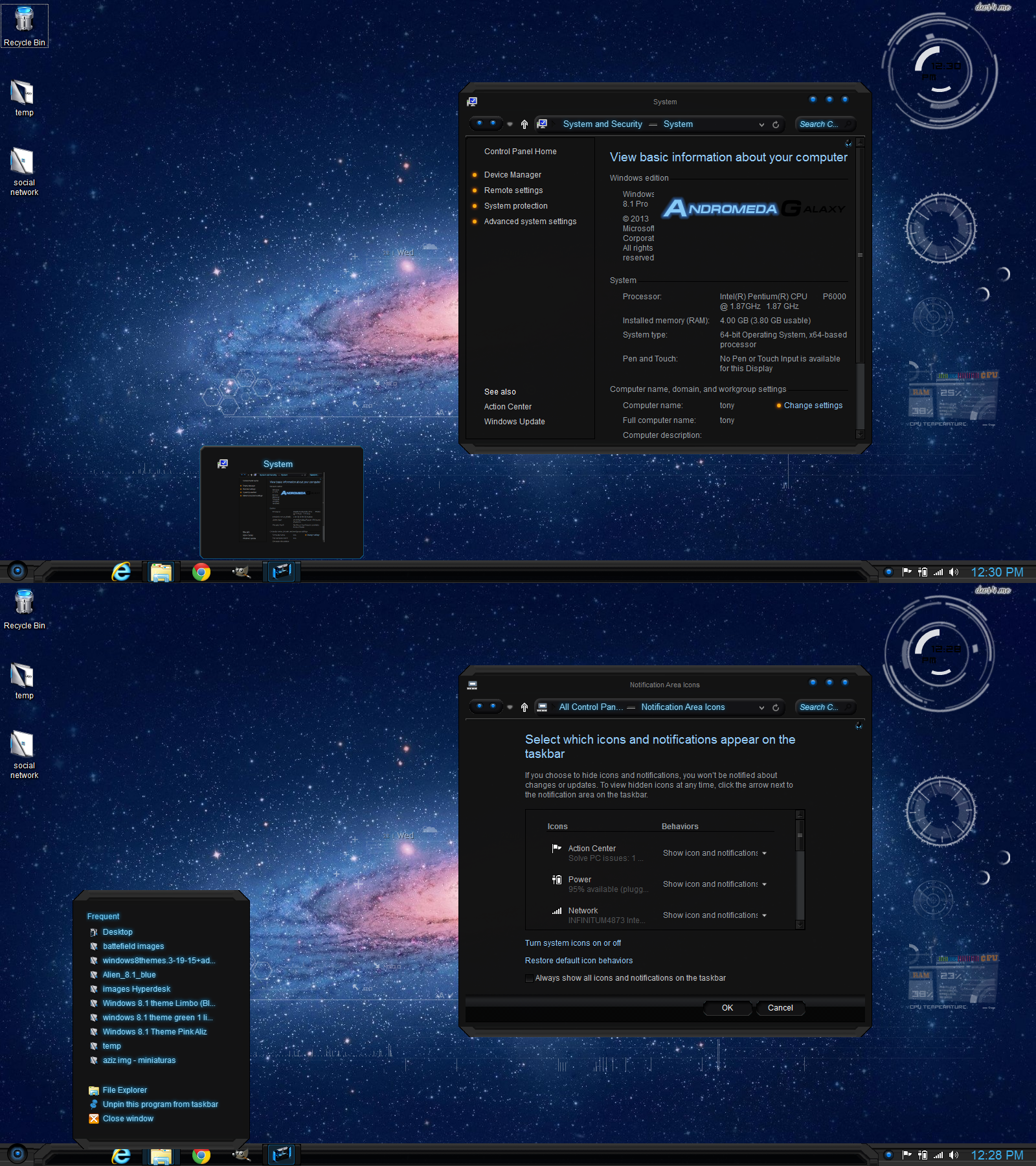 Windows 8 and 8.1 Theme Andromeda by Themes4you on DeviantArt