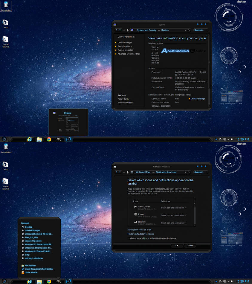 Windows 8 and 8.1 Theme Andromeda by Themes4you on DeviantArt