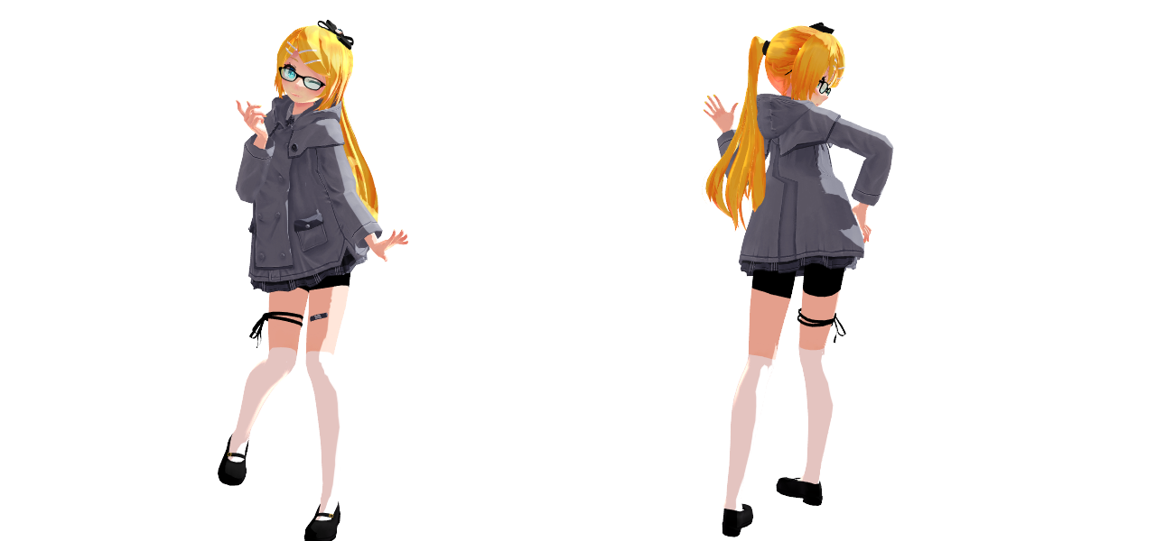 [MMD]Cute Coat Rin[DL] by YowuMMD on DeviantArt