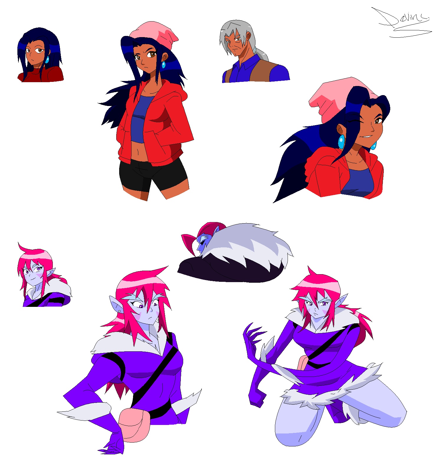 Kai and Ester sketches by Hertion333 on DeviantArt