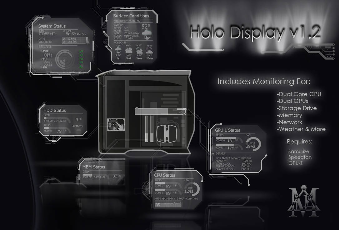 Holo Display v1.2 by bladeiai on DeviantArt