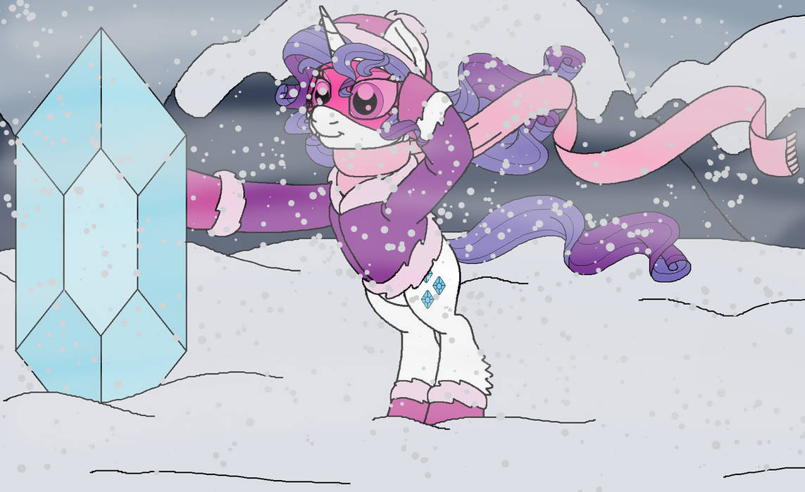 Rarity Snowboarding in the Mountains by rosefang16 on DeviantArt