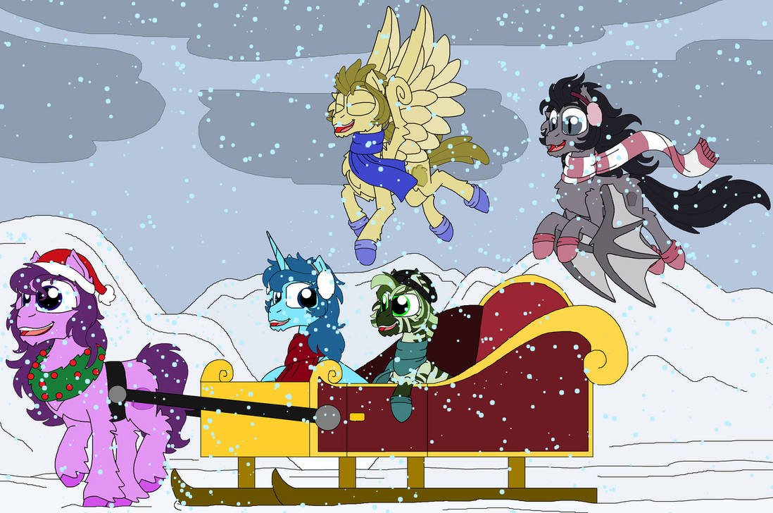 Caroling and Sleigh Rides with Friends by rosefang16 on DeviantArt