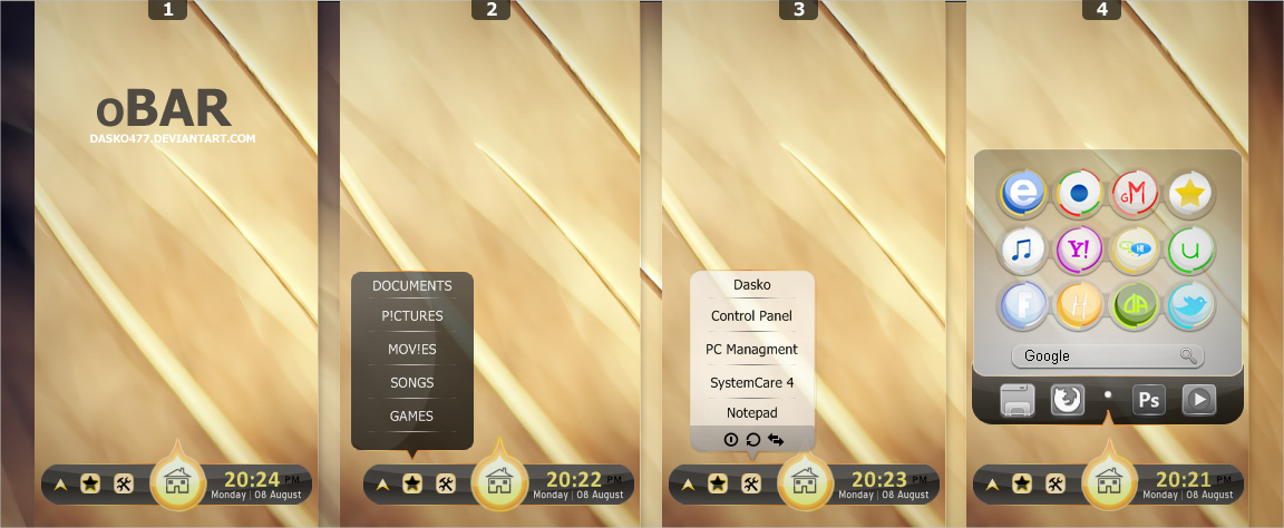 mY oBar v1.0 by Dasko477 on DeviantArt