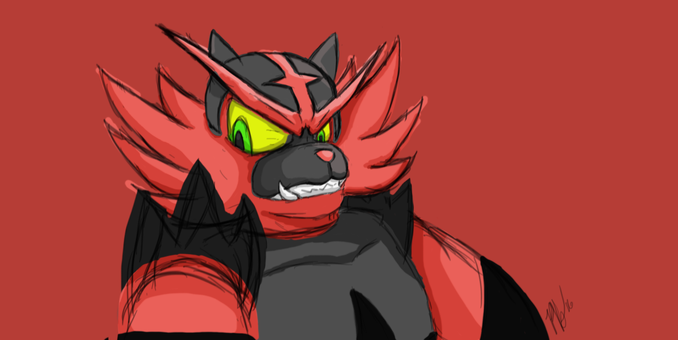 Incineroar by MewTuna on DeviantArt