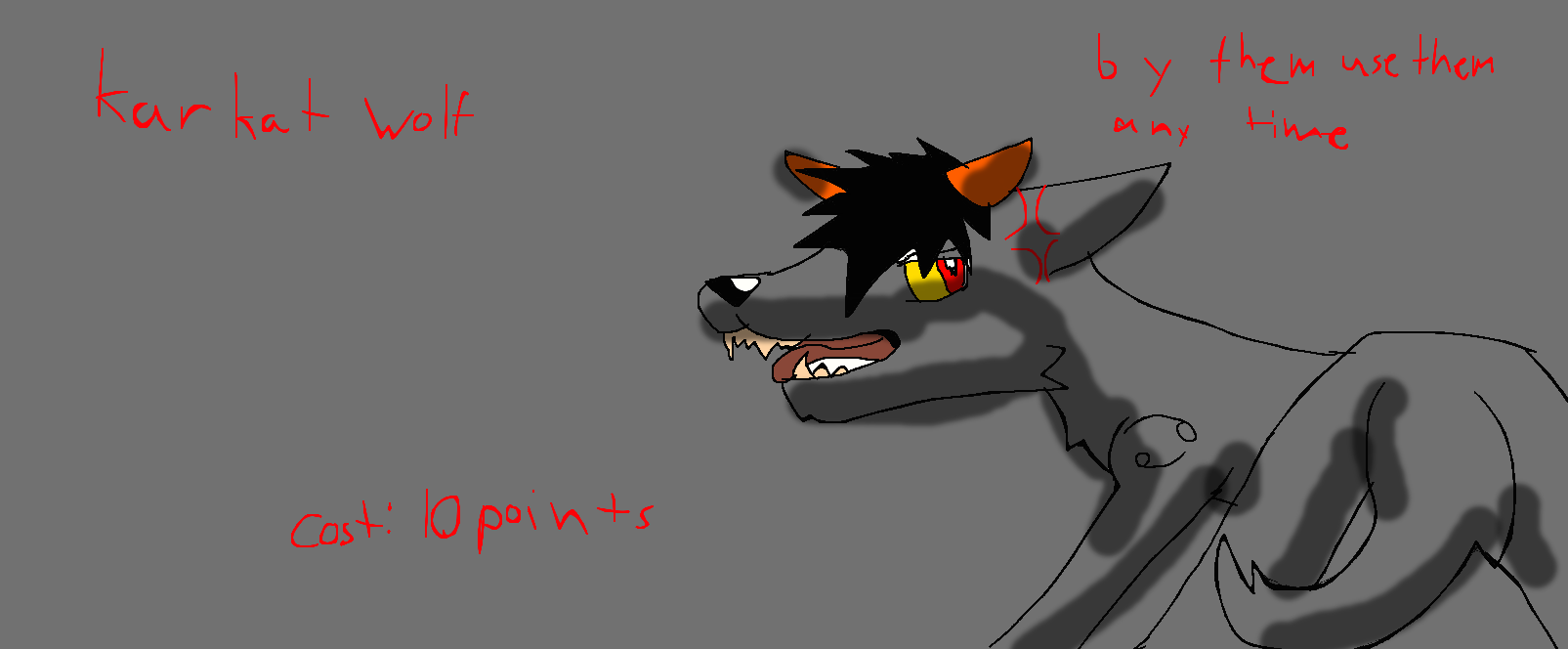 adopt a wolf troll by toriintraIlikegamzee on DeviantArt