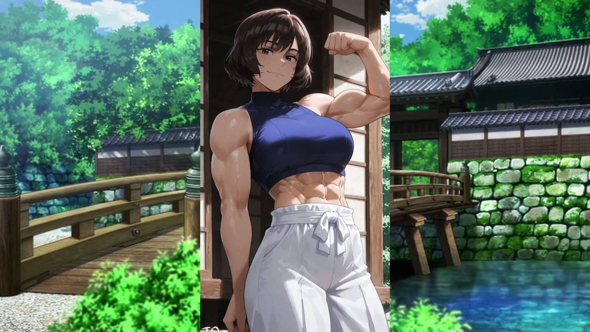 Mai Zenin Stunning Beauty Jujutsu Kaisen Muscle by ColorfulWaifuArts on ...