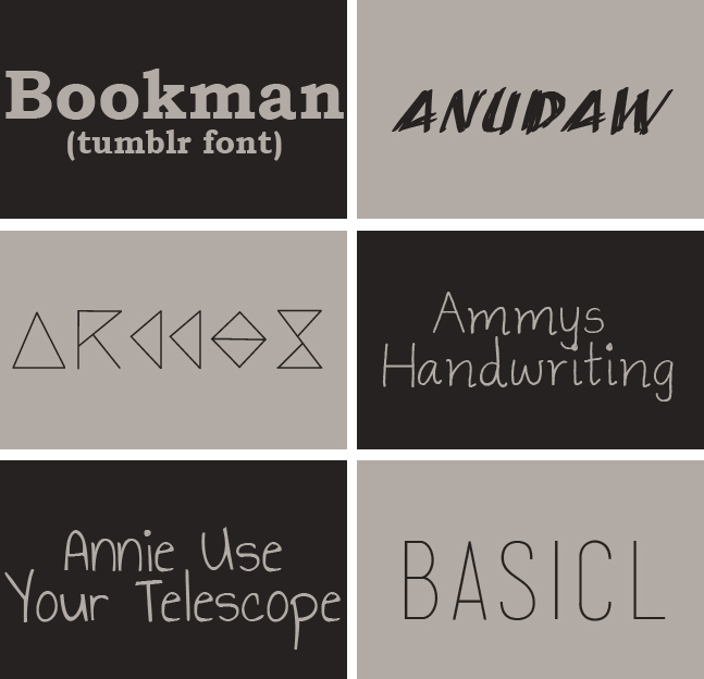 Font Pack 5 by loveslayerjoe on DeviantArt