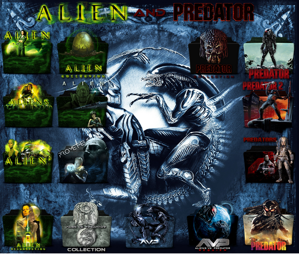 ALIEN and PREDATOR COLLECTION by Mabg on DeviantArt