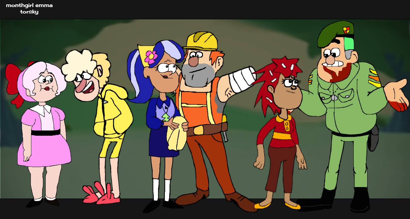happy human friends by monthgirl on DeviantArt