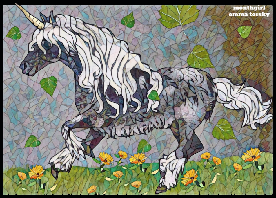 glass unicorn by monthgirl on DeviantArt