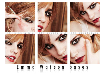 Emma Watson bases by pixelgiuls on DeviantArt