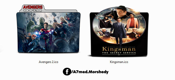 Avengers 2 and Kingsman Folder Icons 256x256 by Morshedy07 on DeviantArt