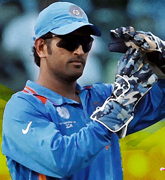 MS Dhoni by Kartik786 on DeviantArt