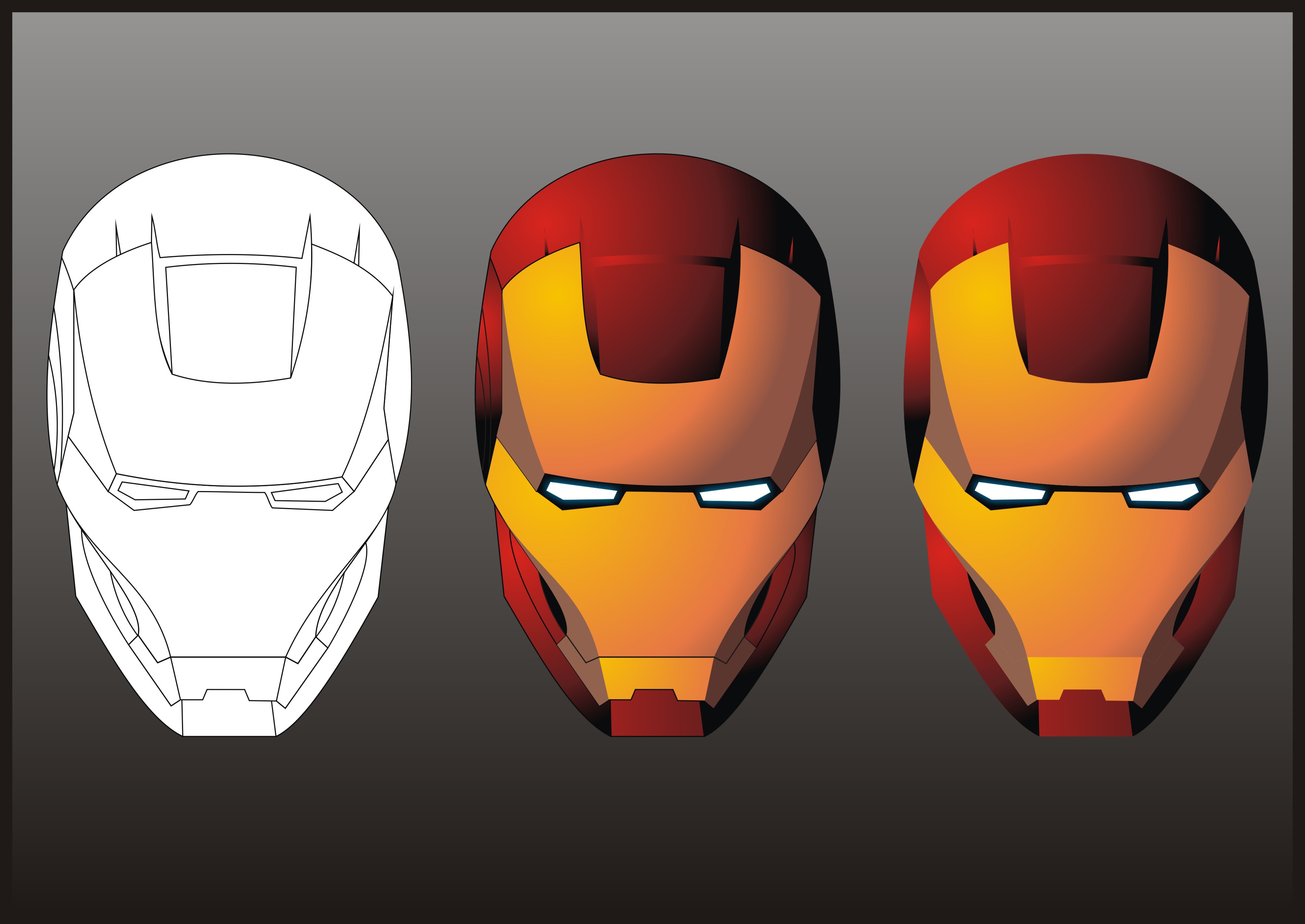Ironman Logo Template