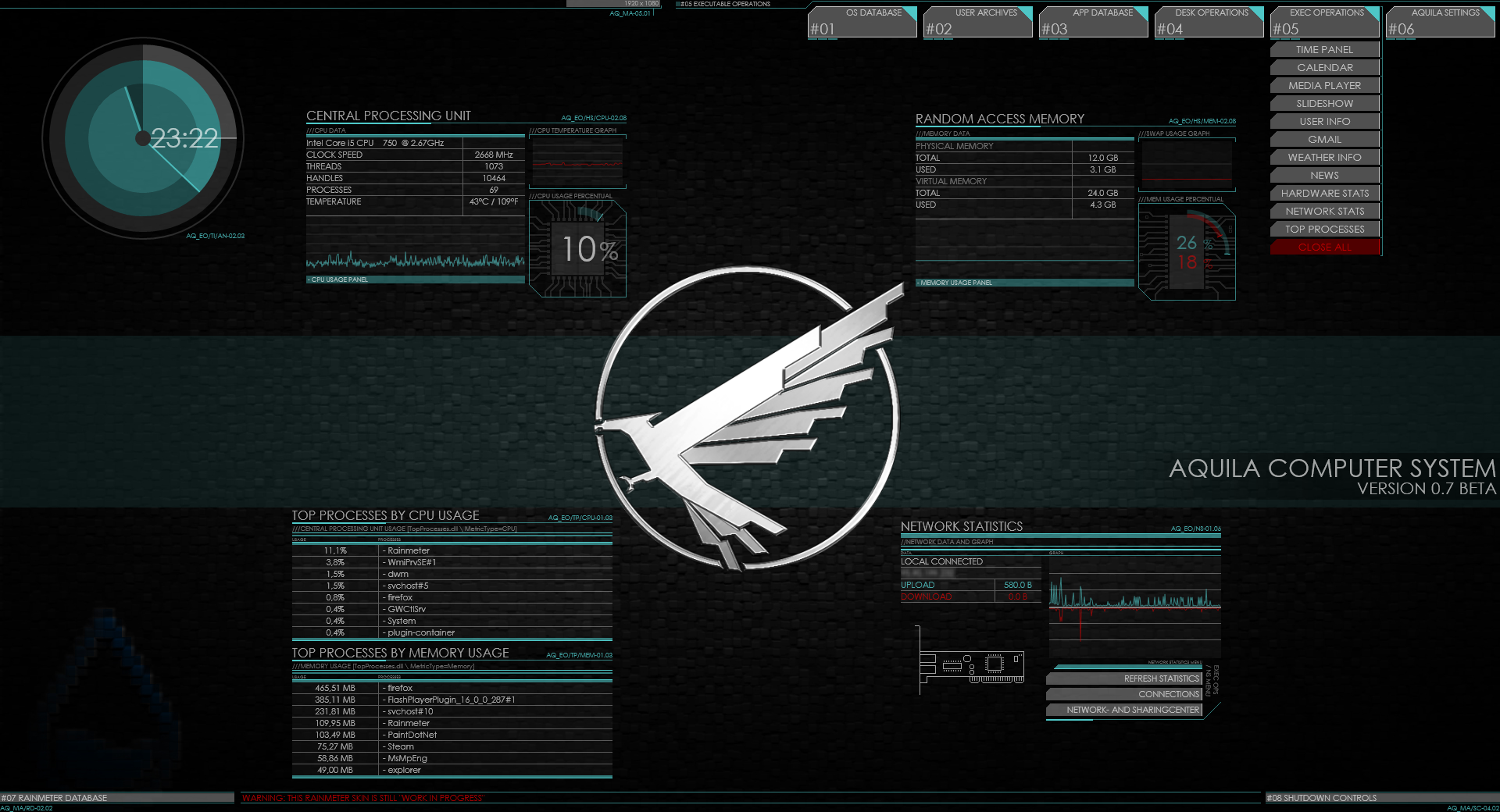 Aquila Version 0.7_BETA by Jefson on DeviantArt
