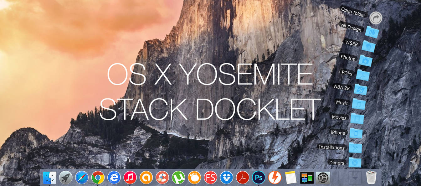 Os X Yosemite Stack Docklet By Vndesign On Deviantart 