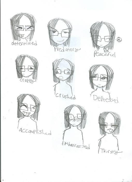 my many moods three by shipchan on DeviantArt