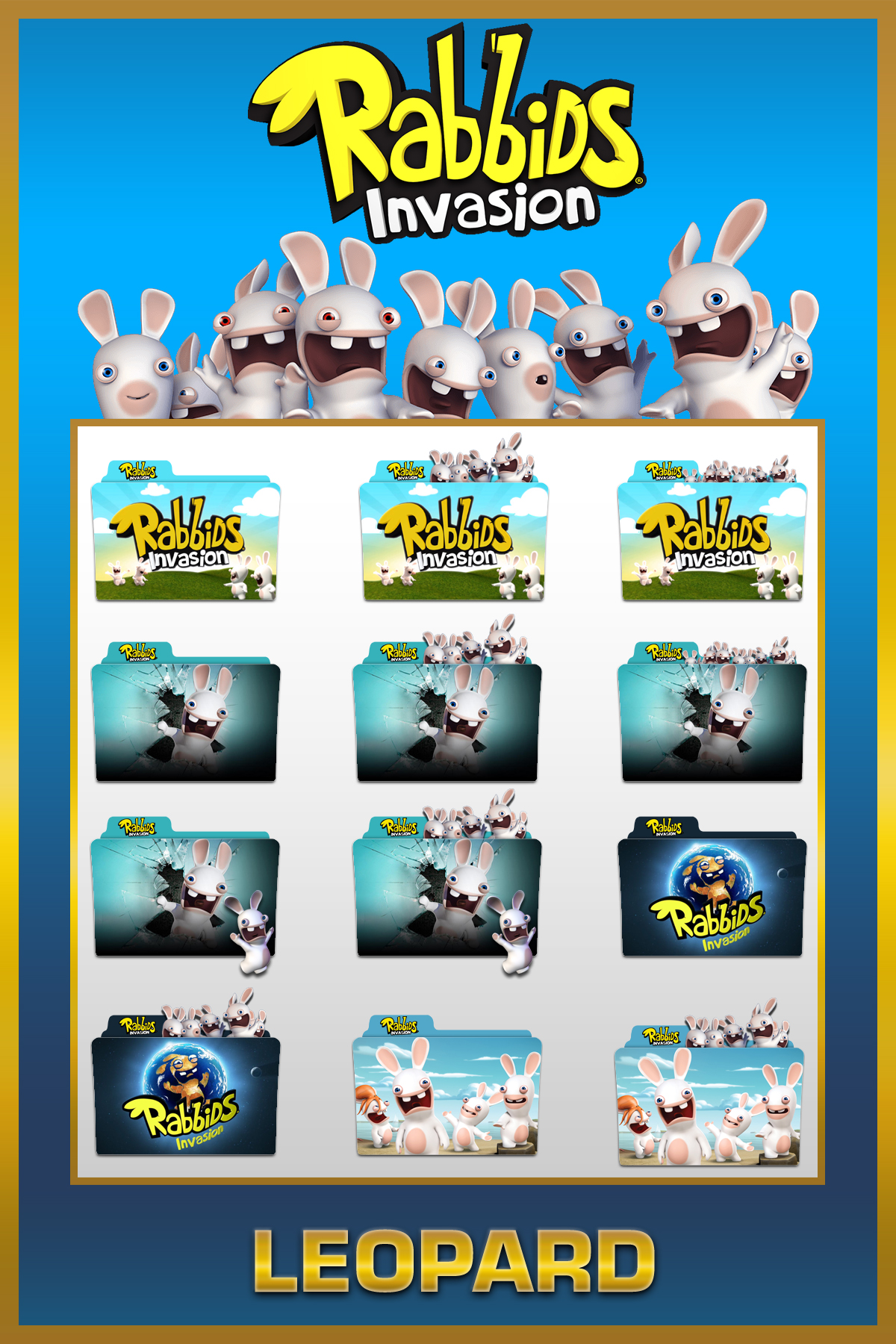 Leopard Rabbids Invasion Folders by TMacAG on DeviantArt