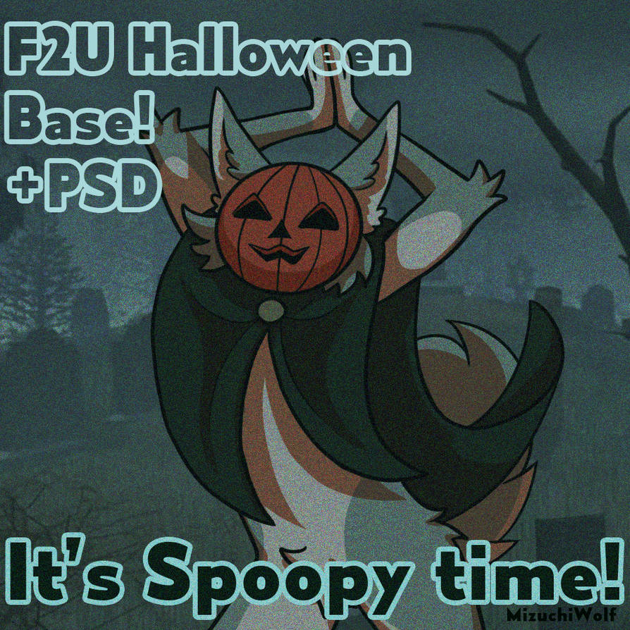 F2U Halloween Base! + PSD! by Miz-Adopts on DeviantArt