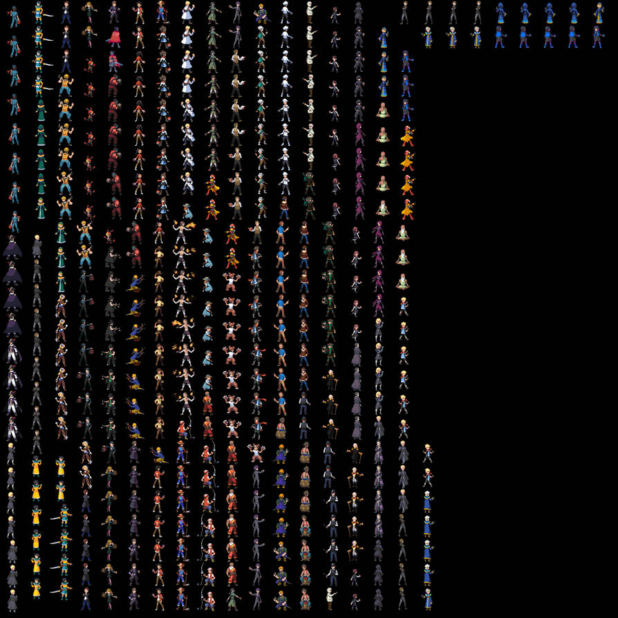 EvoCreo Sprites by LeeBoyGaming167 on DeviantArt